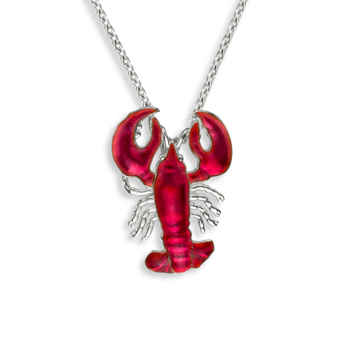 Red Enamel Lobster Necklace – CJ Inc.