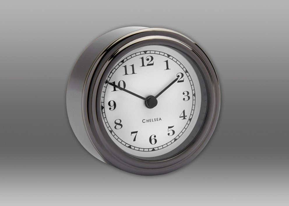 Black Titanium "Harwich" Desk Clock – CJ Inc.