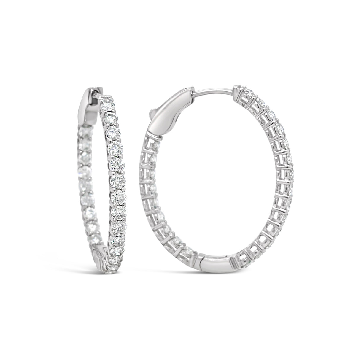 Diamond Inside-Out Hoops - 2.00CTW – CJ Inc.