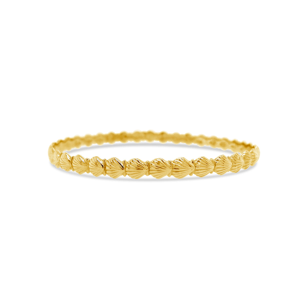 Scallop Shell Bangle Bracelet – CJ Inc.
