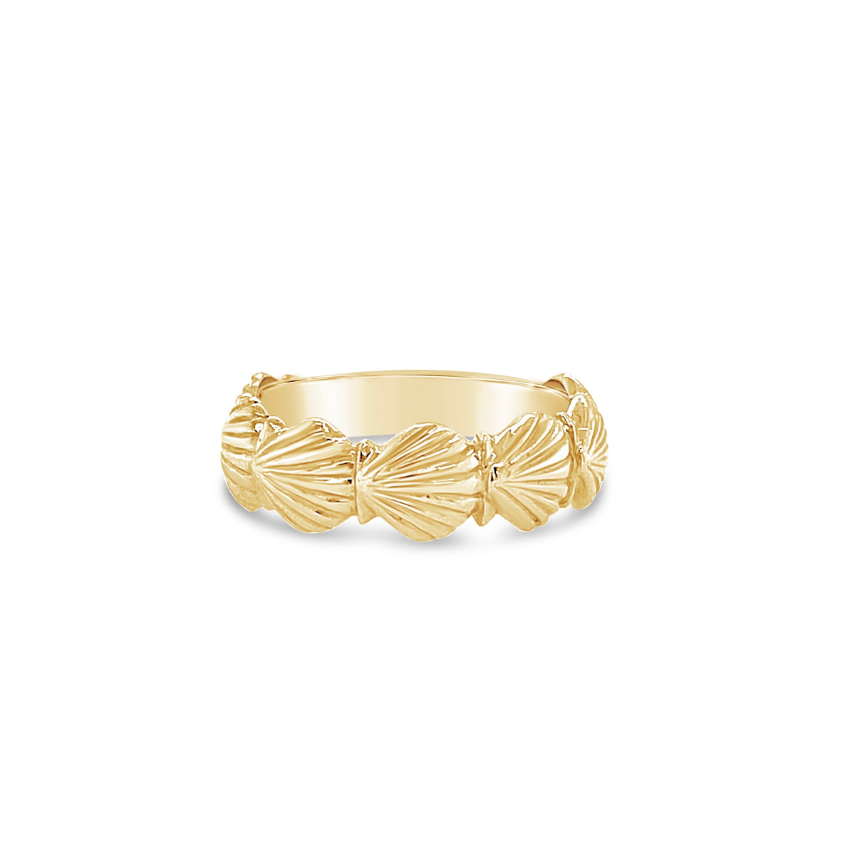 Scallop Shell Band Ring – CJ Inc.