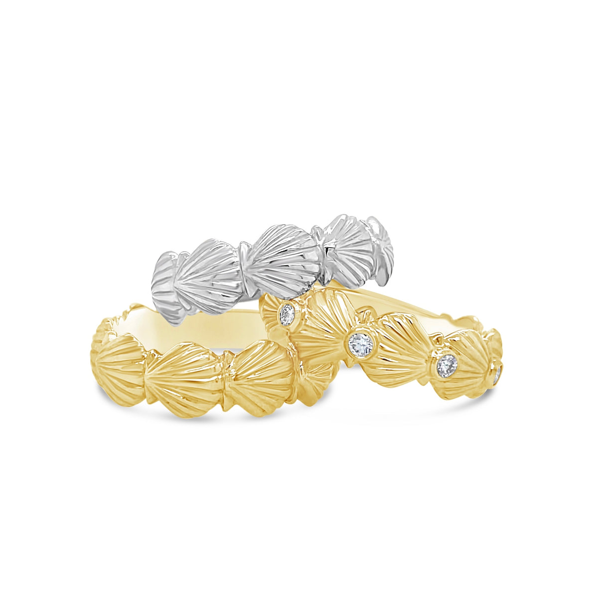 Scallop Shell Band Ring – CJ Inc.